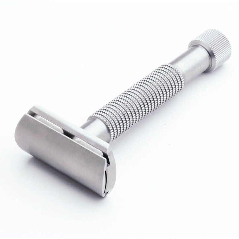 Safety razor Rex Envoy XL Stainless steel, elongated handle — Nebrito.com