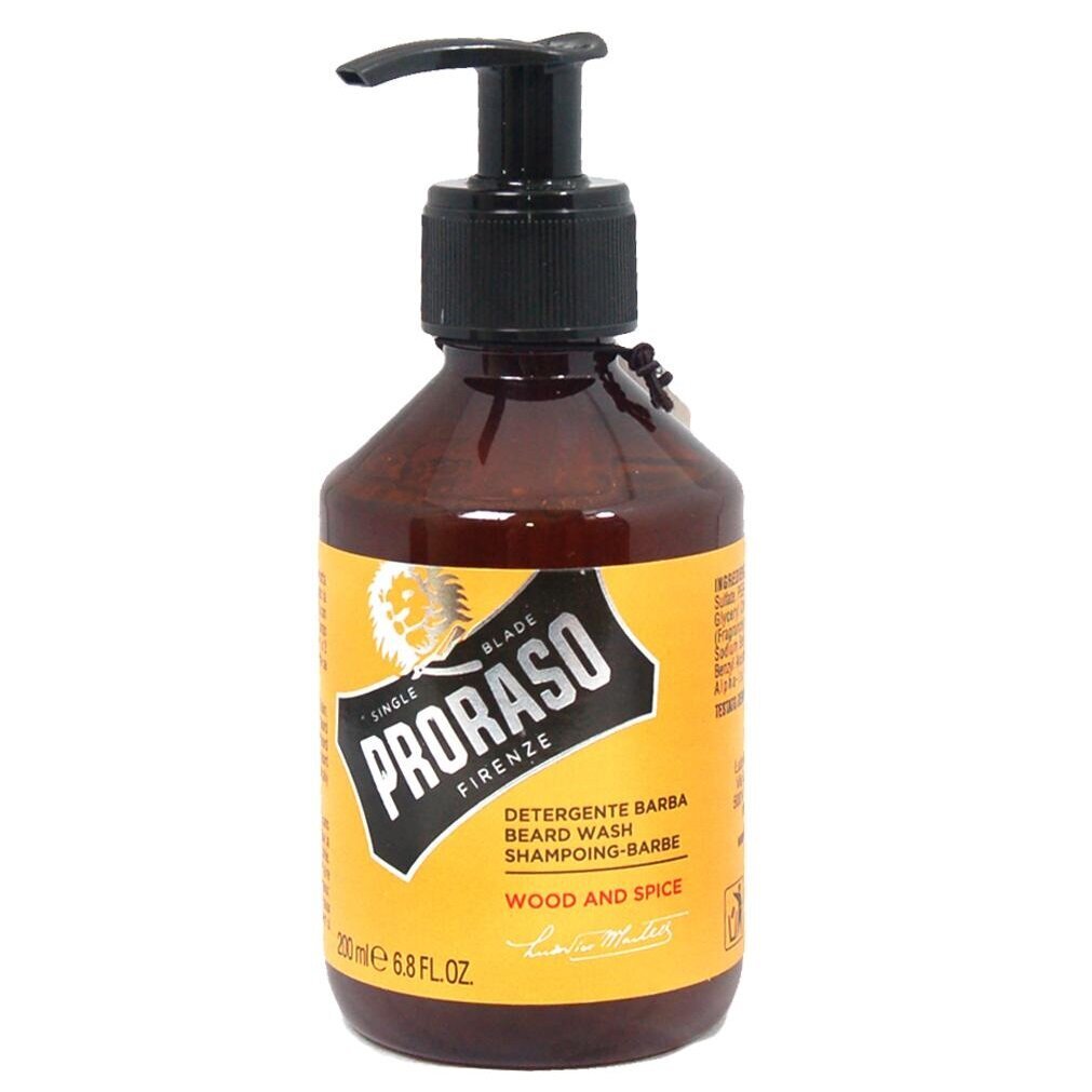 Beard Shampoo Proraso Wood and Spice Moisturizing, 200 ml — Nebrito.com