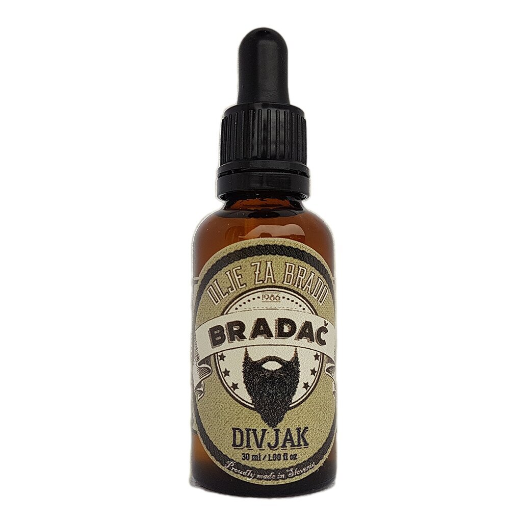 Beard Oil Bradač Divjak Moisturizing, nourishing, 30 ml — Nebrito.com